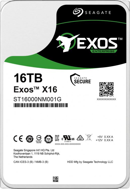 Жесткий диск Seagate Exos X16 16ТБ (ST16000NM001G)