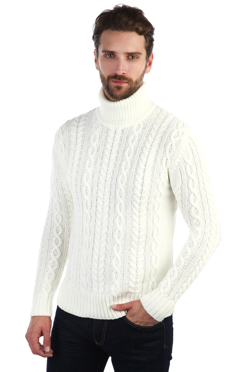Свитер мужской SQ50635 A passion play белый S