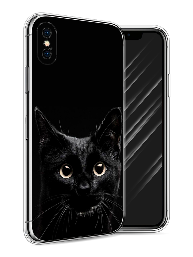 Чехол Awog на Apple iPhone X (10) / Айфон X (10) "Добрый кот"