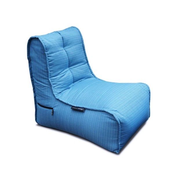 Бескаркасное уличное кресло релакс aLounge - Evolution Sofa - Oceana (голубой, оксфорд)