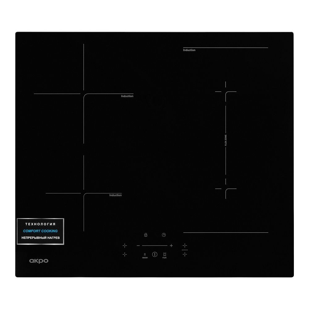 Встраиваемая варочная панель индукционная AKPO PIA 6094119CC BL черный