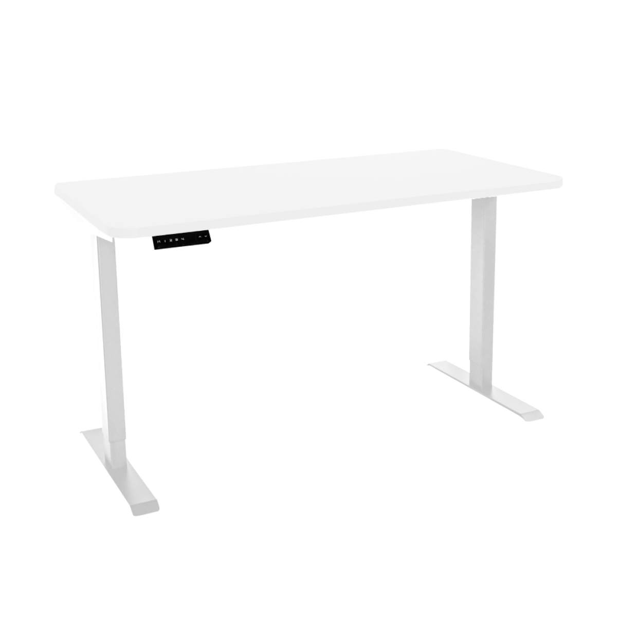 Письменный стол с электрорегулировкой высоты LuxAlto Белый 160x80см, подстолье 2AR2, 34257