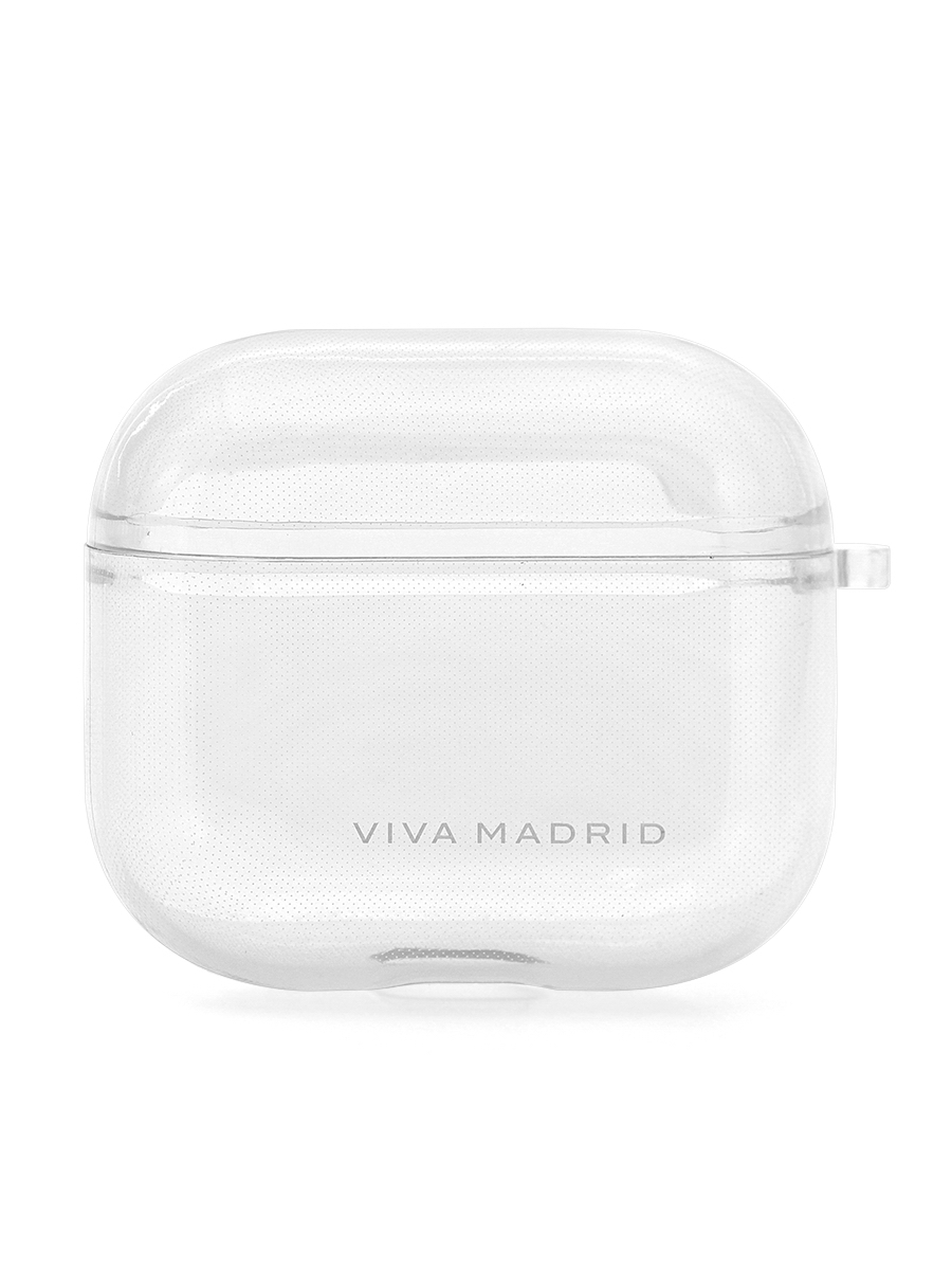 Силиконовый чехол для наушников Apple AirPods 3 Viva Madrid Clar Max Clear с карабином