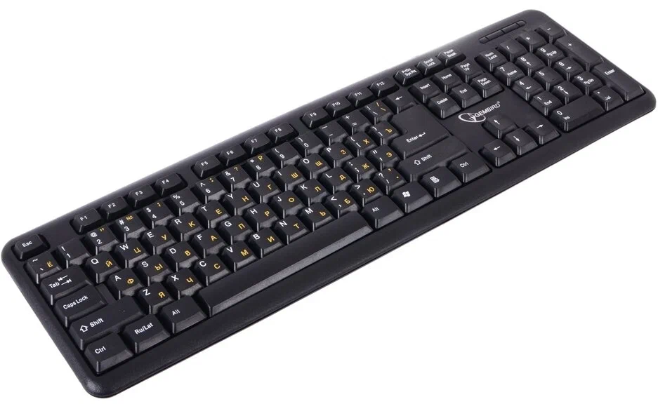 Проводная клавиатура Gembird KB-8320U-Ru_Lat-BL Black