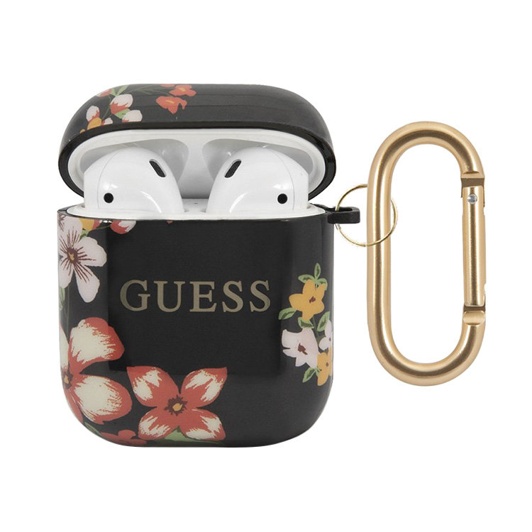 Чехол Guess GUACA2TPUBKFL04 для AirPods 1/2 Black