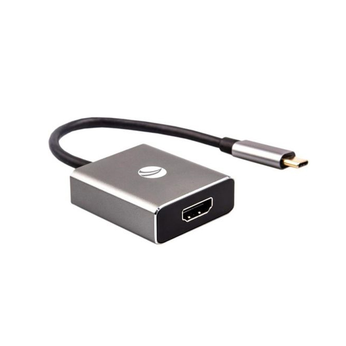 Адаптер Telecom USB Type-C-HDMI, M-F 0,2м Grey (CU423T)