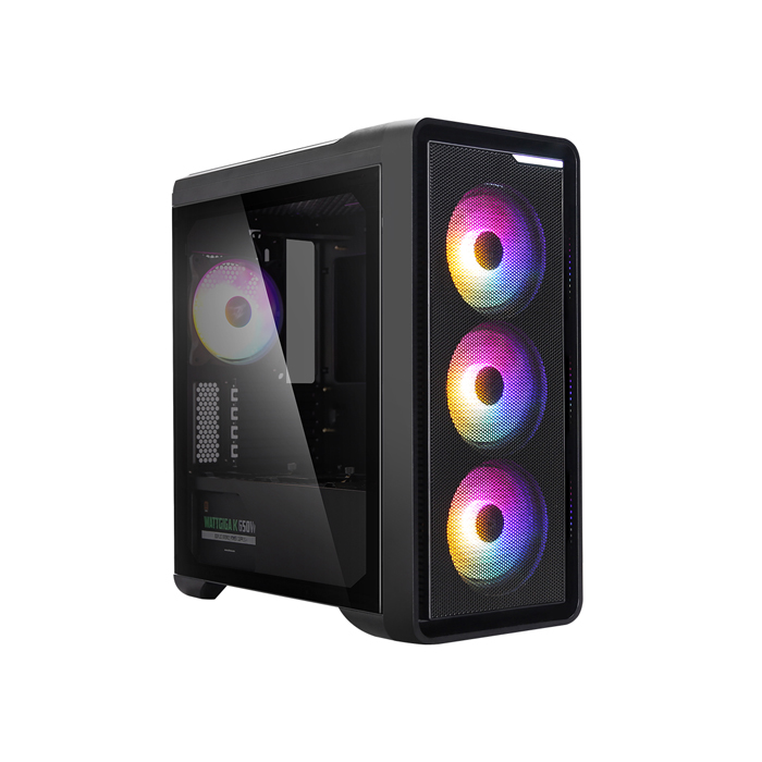 Корпус компьютерный Zalman M3 Plus RGB (M3 Plus RGB (w/o PSU)) Black