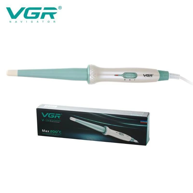 Прибор для заплетания косичек VGR Professional V-596 зеленый