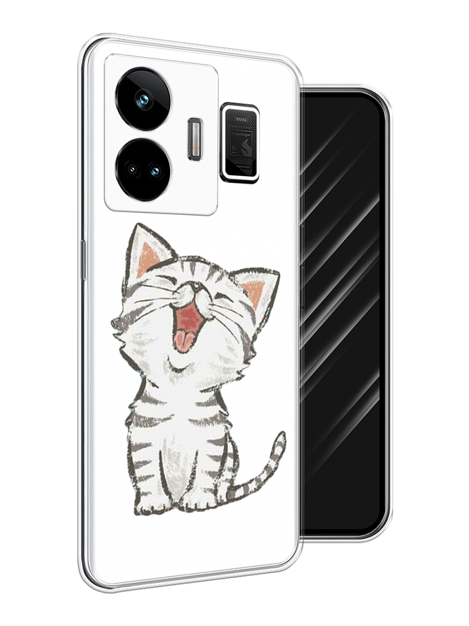 Чехол Awog на Realme GT Neo 5 5G/GT 3 "Котенок рисованный"