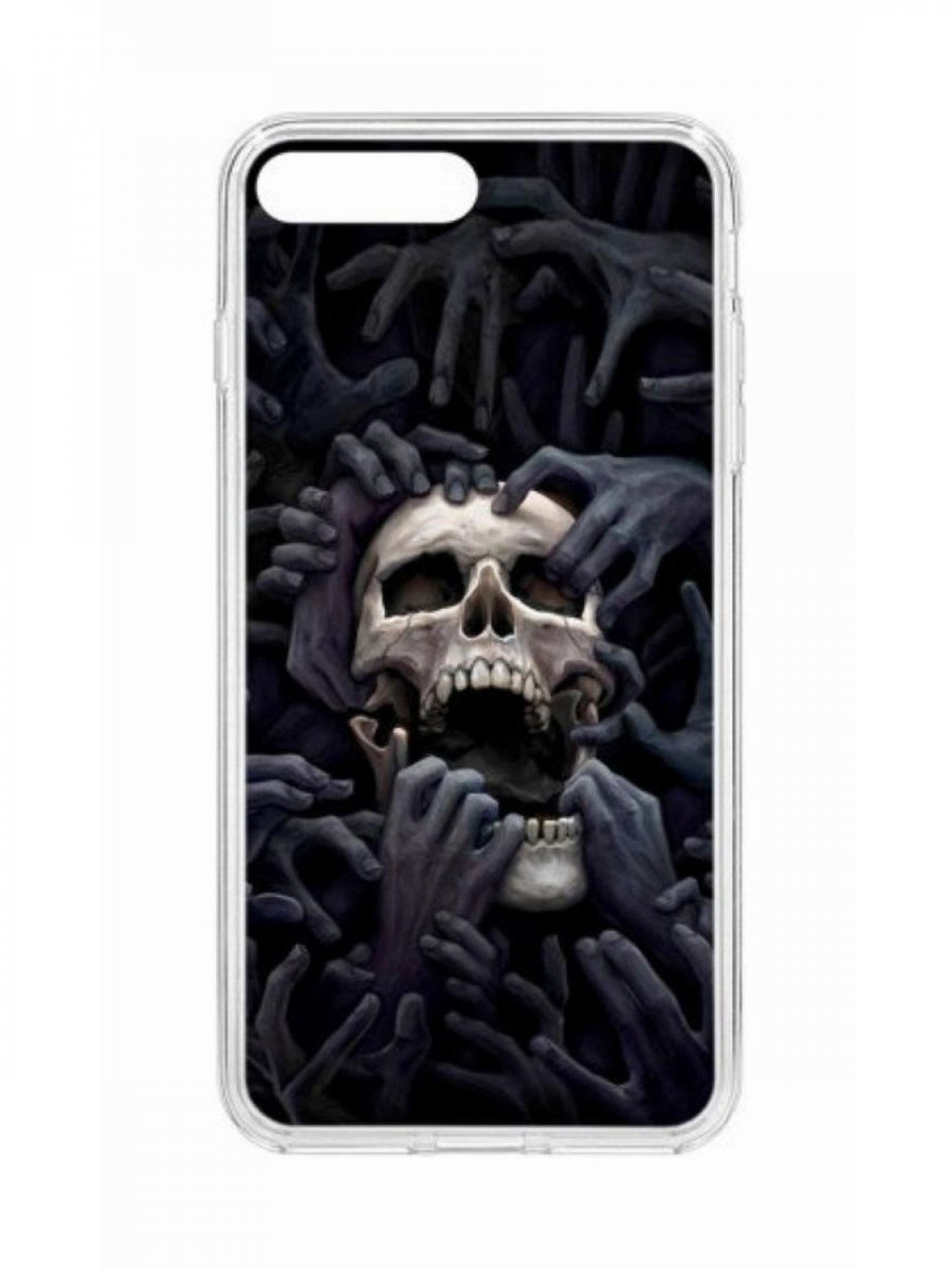 Чехол для Appe iPhone 7 Plus Kruche Print Skull Hands
