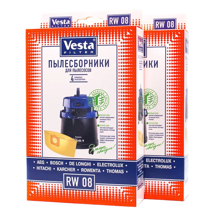 Пылесборник Vesta filter RW08 2 упак