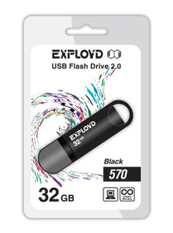 Флешка Exployd 570 32ГБ Black (EX-32GB-570-Black)