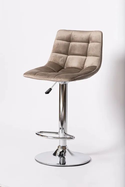 Барный стул, ЦМ,BN-1219,бежевый велюр (G062-12)