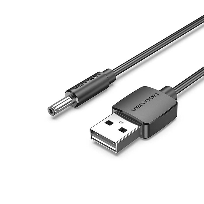 Кабель Vention USB A-DC Jack 3.5, M-M 1м Black (CEXBF)