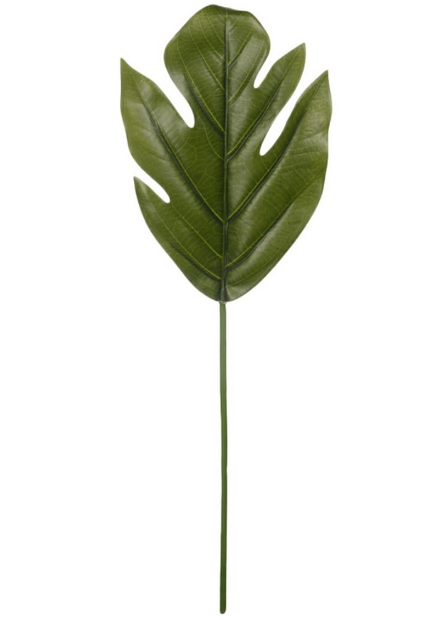 Искусственная ветка Вещицы Пальмовый лист зеленый 56 см
