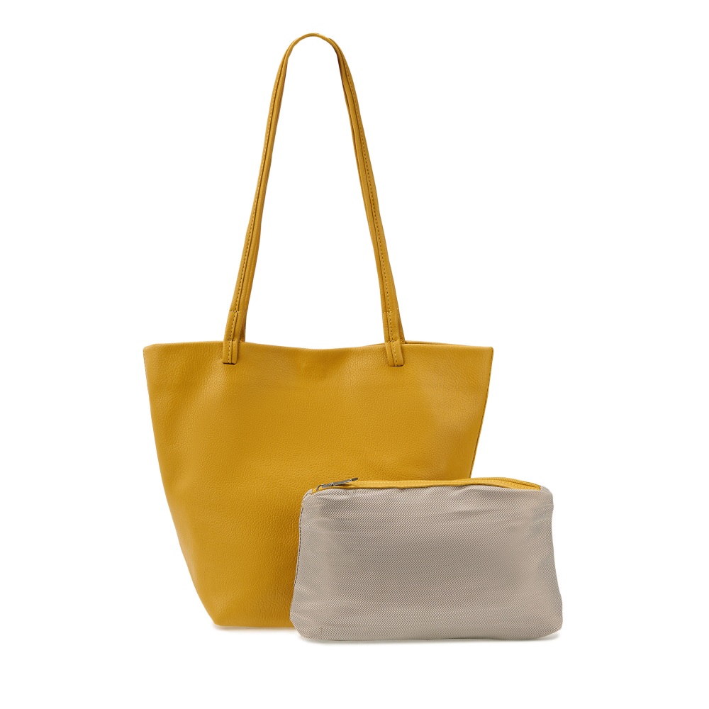Комплект (сумка+косметичка) женский JANE'S STORY JS-3056 желтый