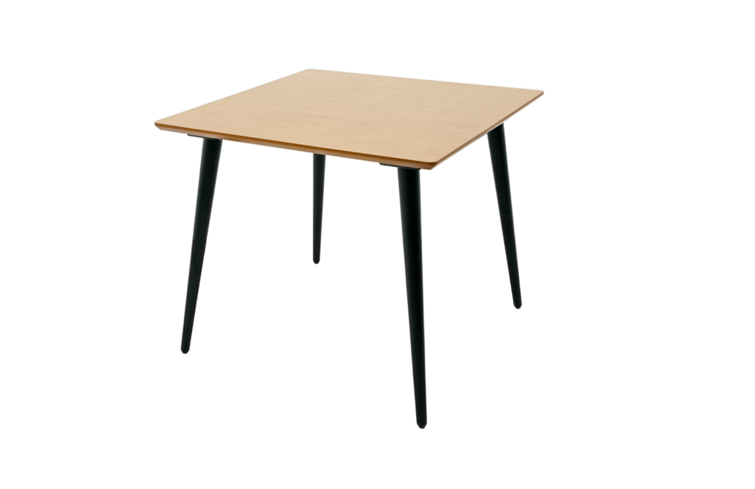 Стол кухонный ZiP-mebel Монте М 90, 90х90х75 см, Чёрное Дерево/Натур