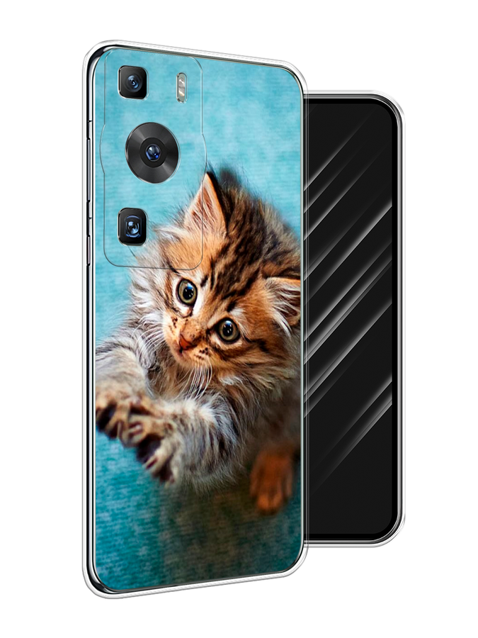 Чехол Awog на Huawei P60/P60 Pro "Котенок просит есть"