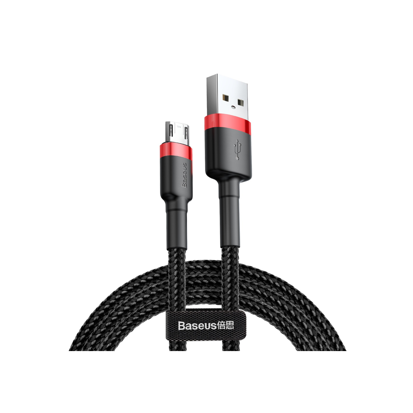 Кабель micro usb - usb Baseus CAMKLF-B91 1 м черный, красный