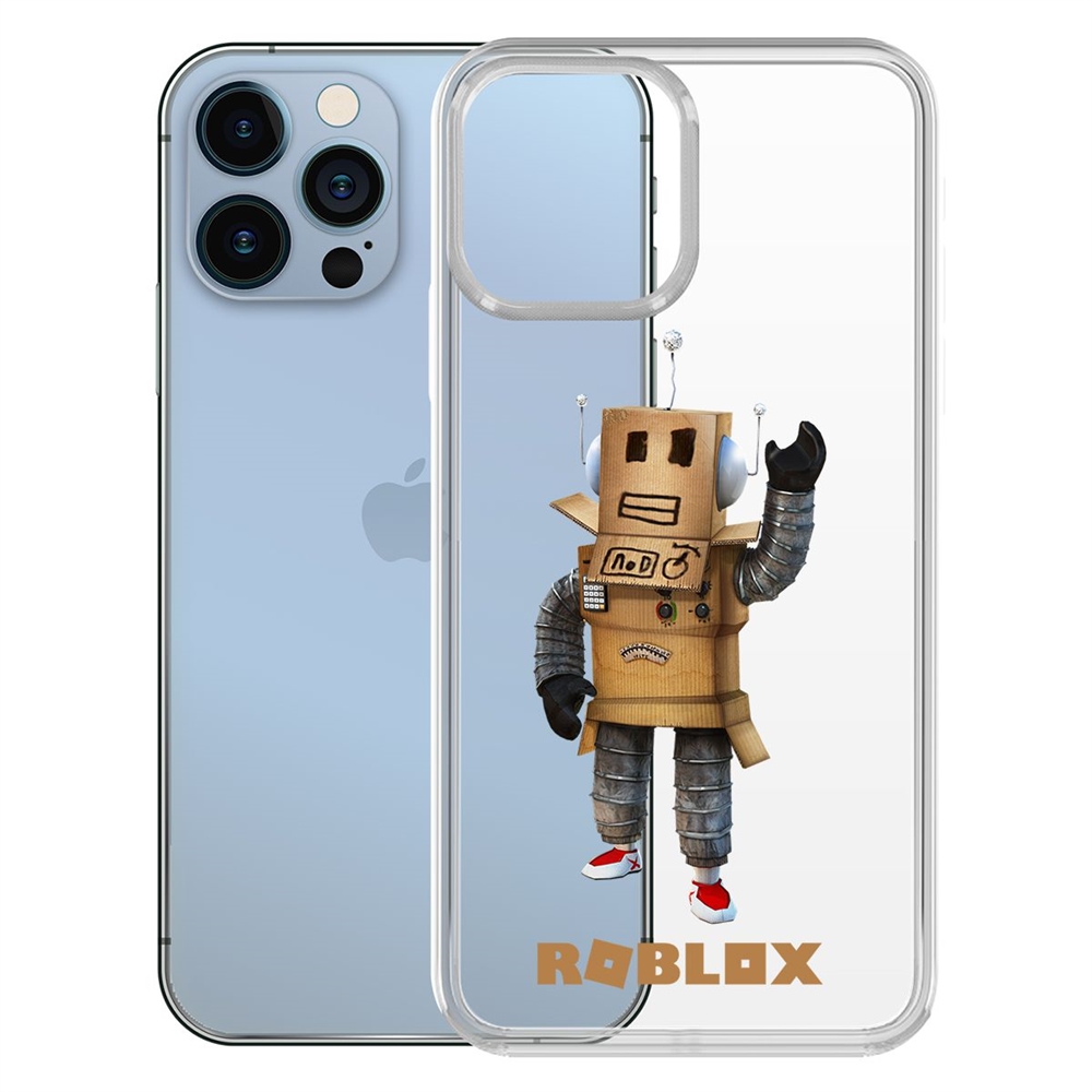 Чехол-накладка Krutoff Clear Case Roblox-Мистер Робот для iPhone 13 Pro