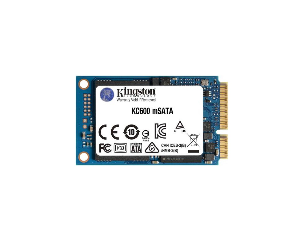 SSD накопитель Kingston KC600 mSATA 256 ГБ (SKC600MS/256G)