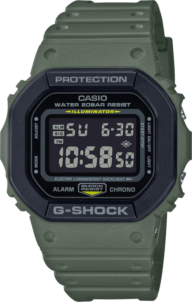 Наручные часы Casio G-SHOCK DW-5610SU-3ER с хронографом