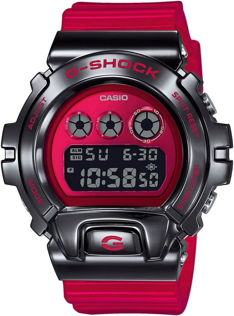 Наручные часы Casio G-SHOCK GM-6900B-4ER с хронографом