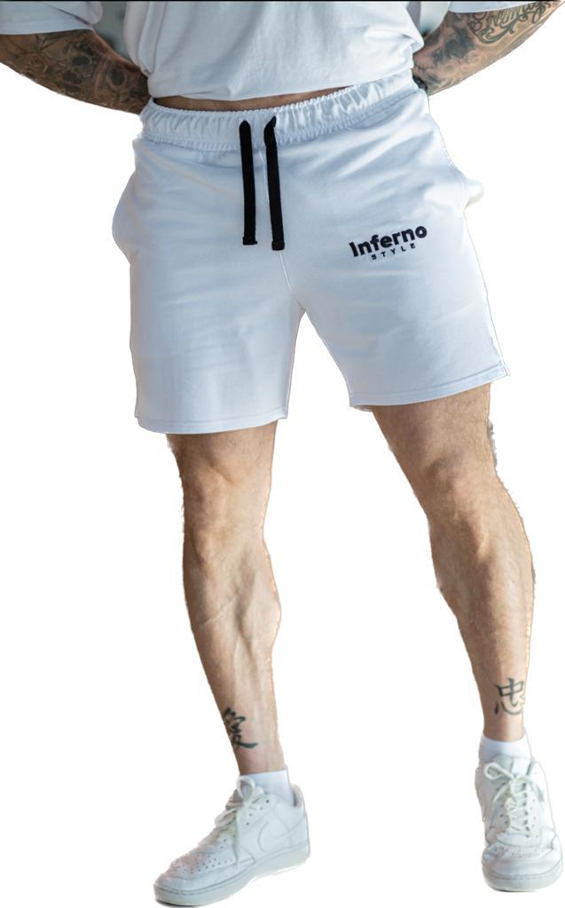 Спортивные шорты мужские INFERNO style Ш-007-001 белые 2XL