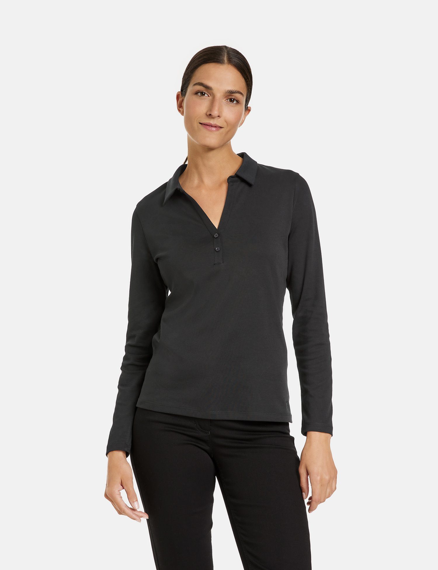 Лонгслив женский Gerry Weber 977040-44013-11000 чёрный 42