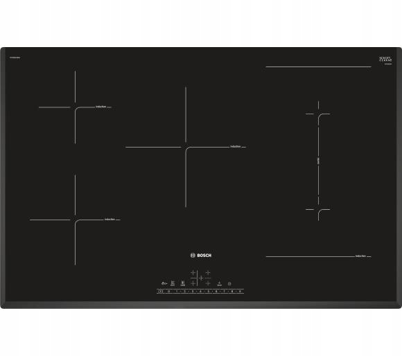 Встраиваемая варочная панель индукционная Bosch PVW851FB5E черный