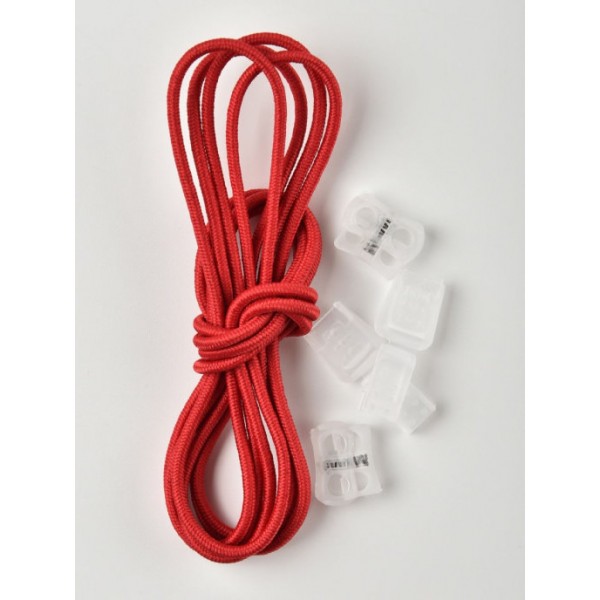 Регулируемые эластичные шнурки Tarrago TL43 красные 100 см