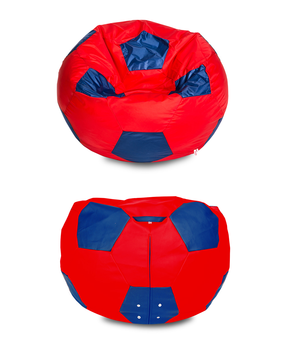 Кресло мешок Мяч Футбольный, Красно-синий