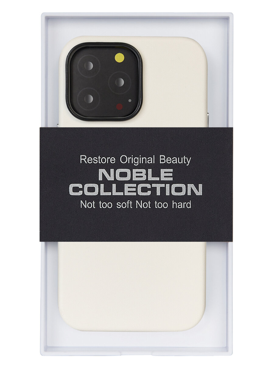 Чехол для iPhone 12 Pro Max Noble Collection - Белый