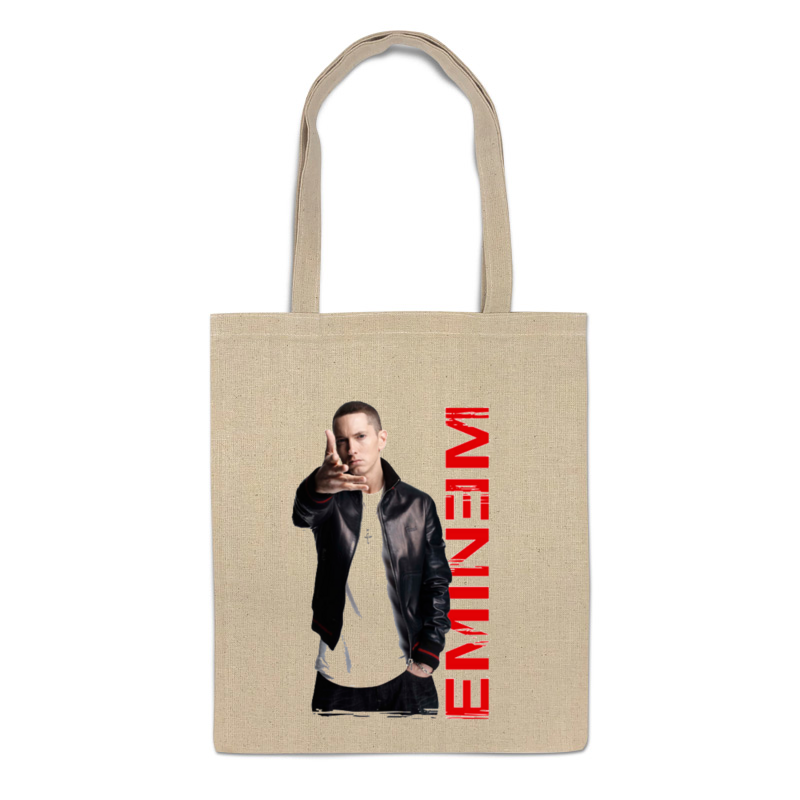 Сумка-шоппер Printio Eminem бежевая