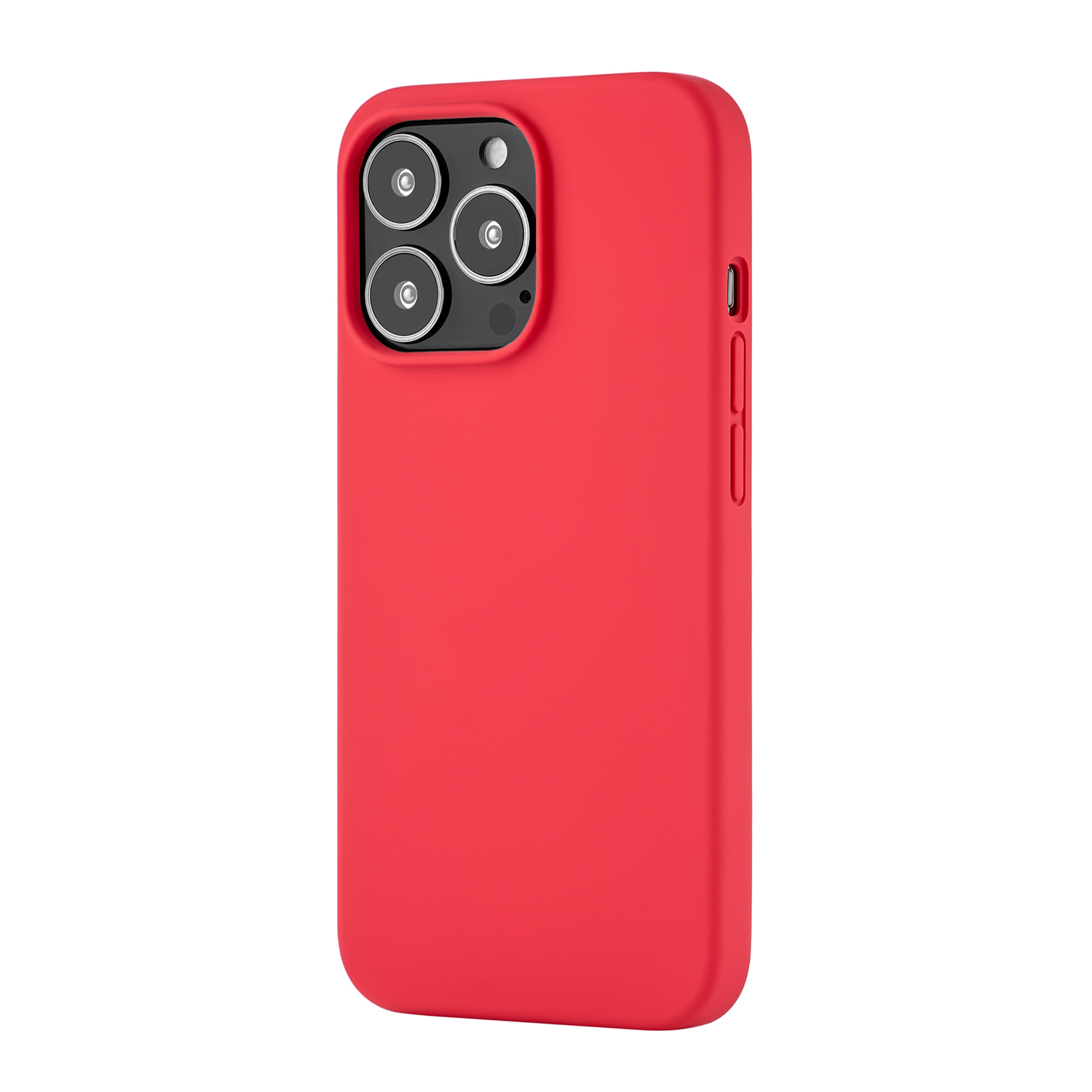 Чехол uBear Touch Mag Сase (Liquid silicone) для iPhone 13 Pro, MagSafe, красный