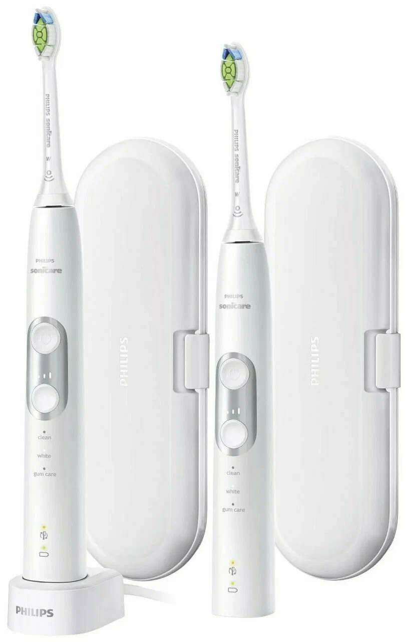 Электрическая зубная щетка Philips Sonicare 6100 ProtectiveClean белый