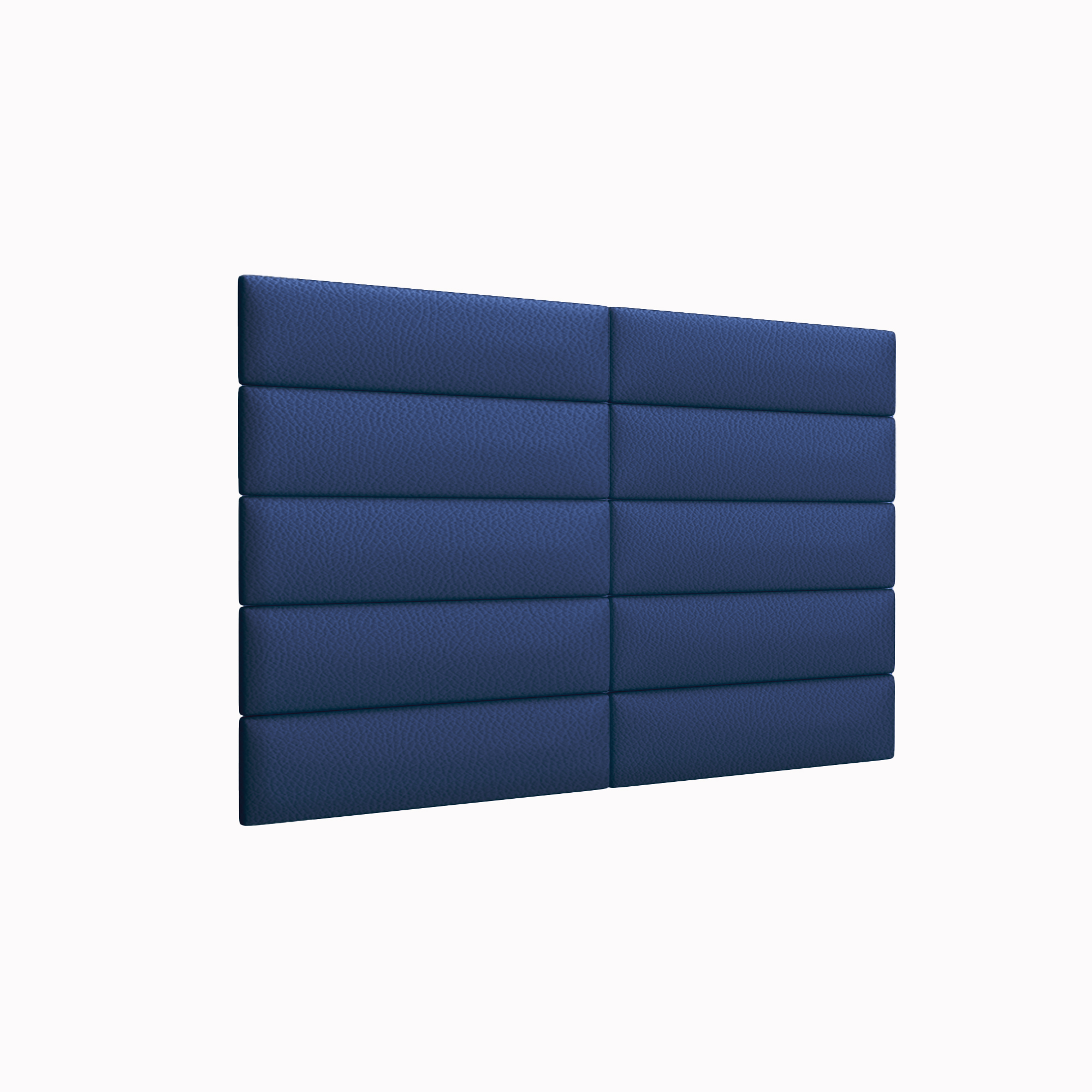 Прикроватная панель Eco Leather Blue 15х60 см 4 шт.