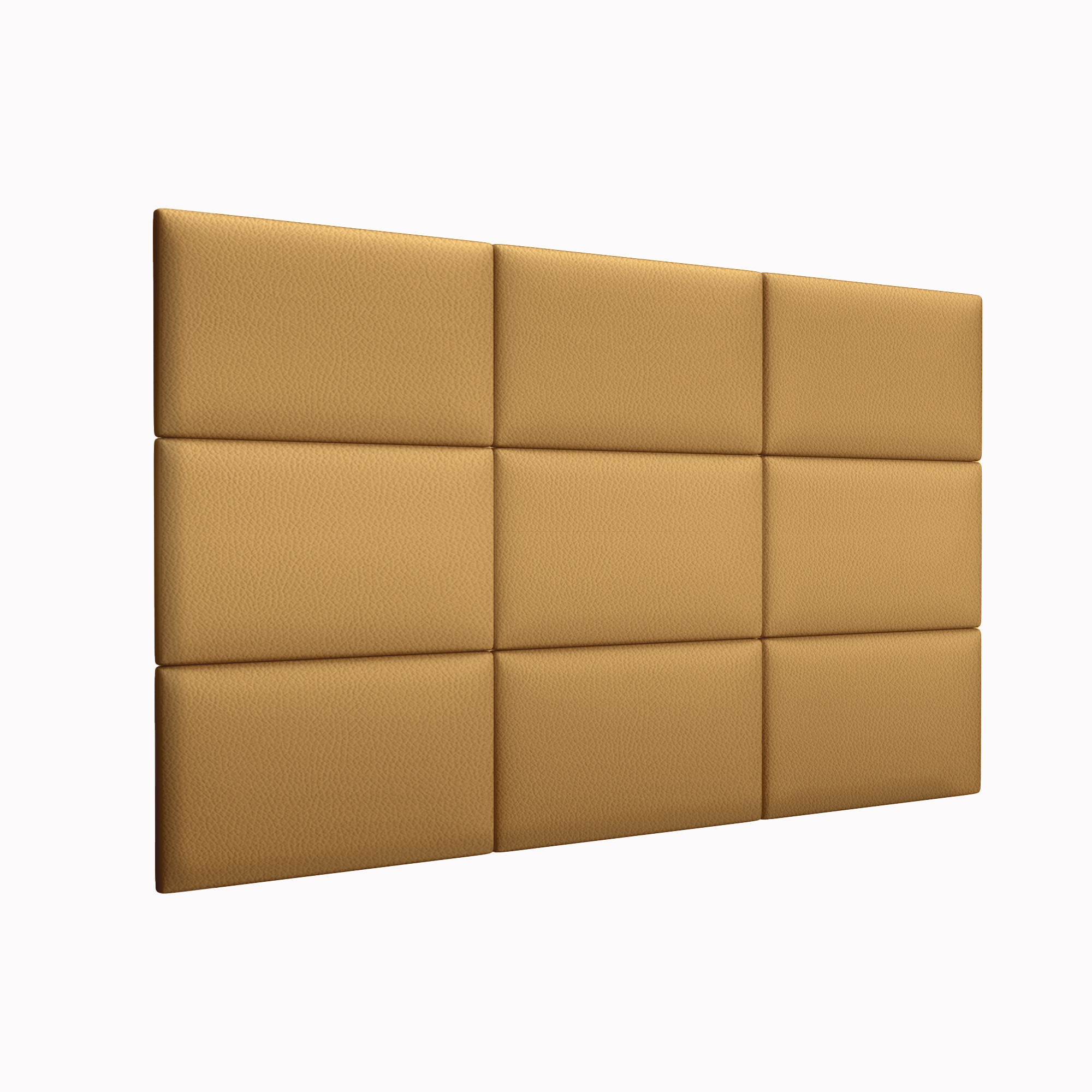 Прикроватная панель Eco Leather Gold 30х50 см 4 шт.