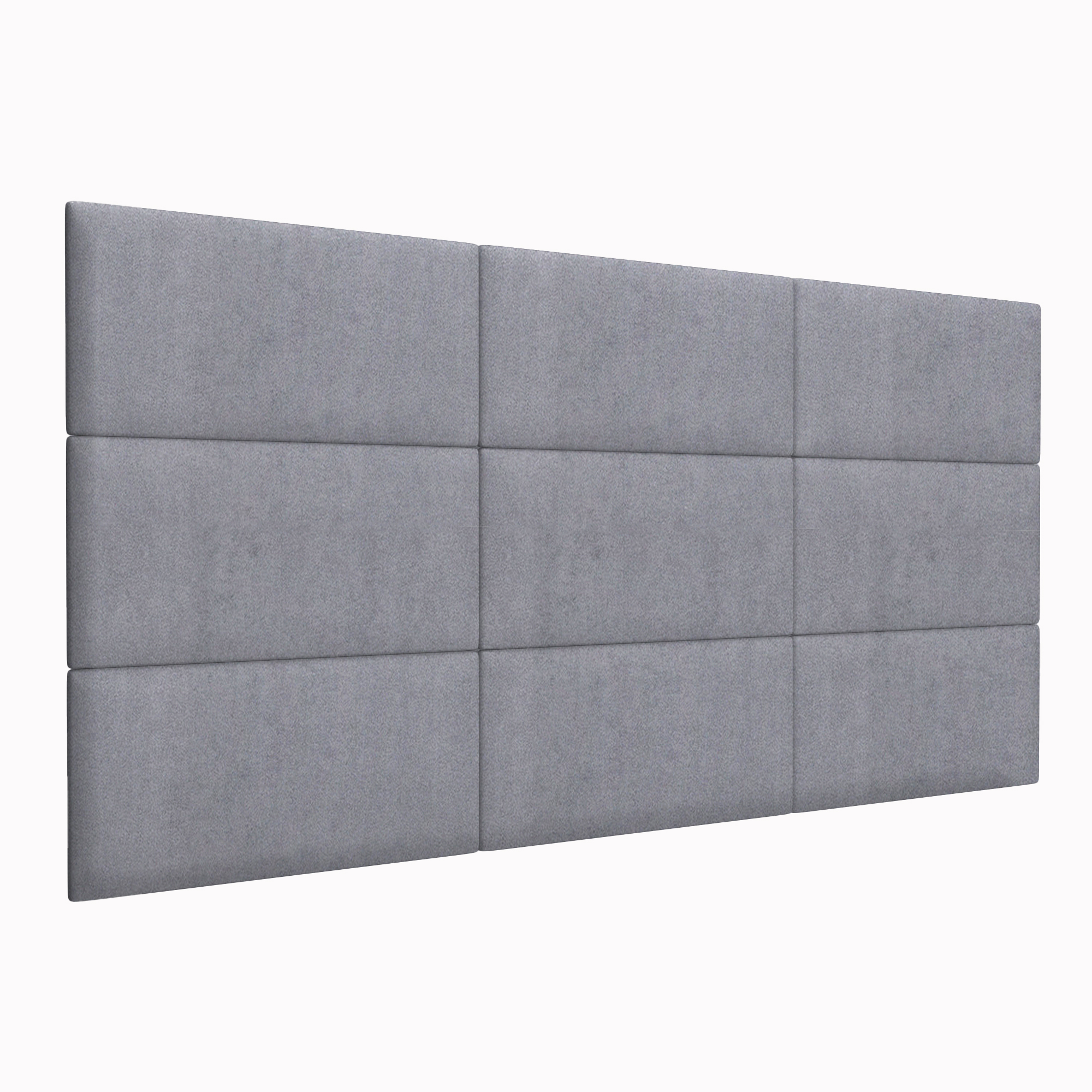 Прикроватная панель Alcantara Gray 30х60 см 4 шт.