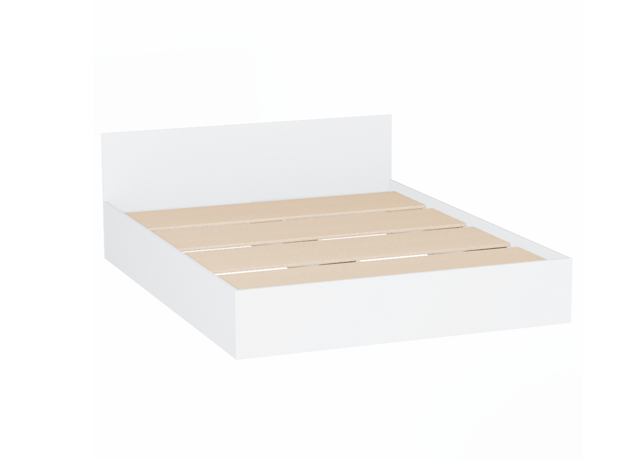 Кровать ДСВ Мебель Мори КРМ 1600.1, белый