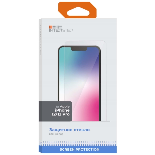Защитное стекло InterStep для iPhone 12/12 Pro
