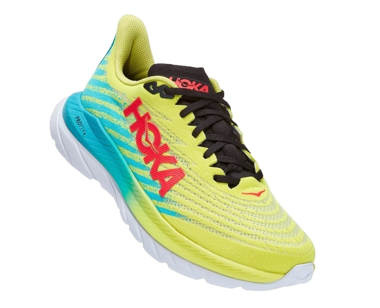 Кроссовки женские Hoka Mach 5 желтые 8.5 US