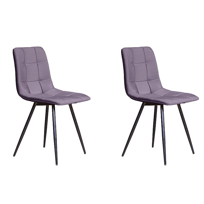 Комплект стульев Uno 25 опора конус, Barkhat 27, серый, 2 шт.