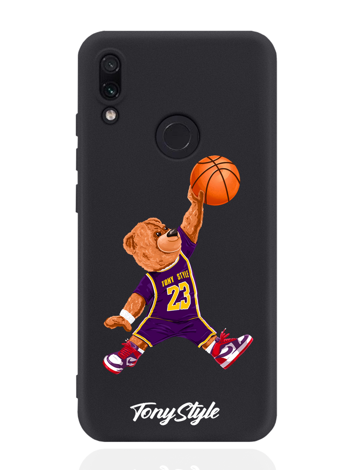 Чехол Tony Style для Xiaomi Redmi Note 7 Tony Style баскетболист с мячом черный