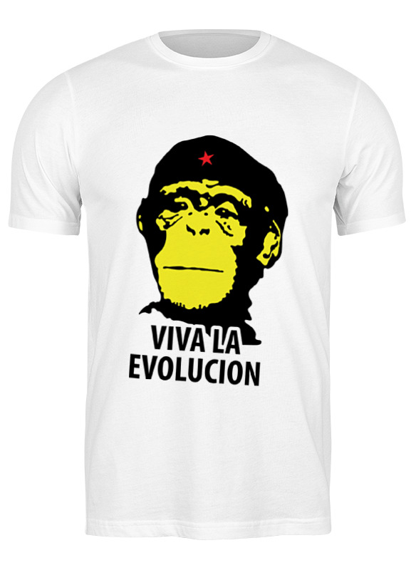 Футболка мужская Printio Viva la evolution белая S