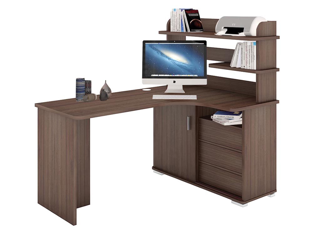 Компьютерный стол  СР-165, СР-145 Шамони, 1400 мм, Правый, Цвет