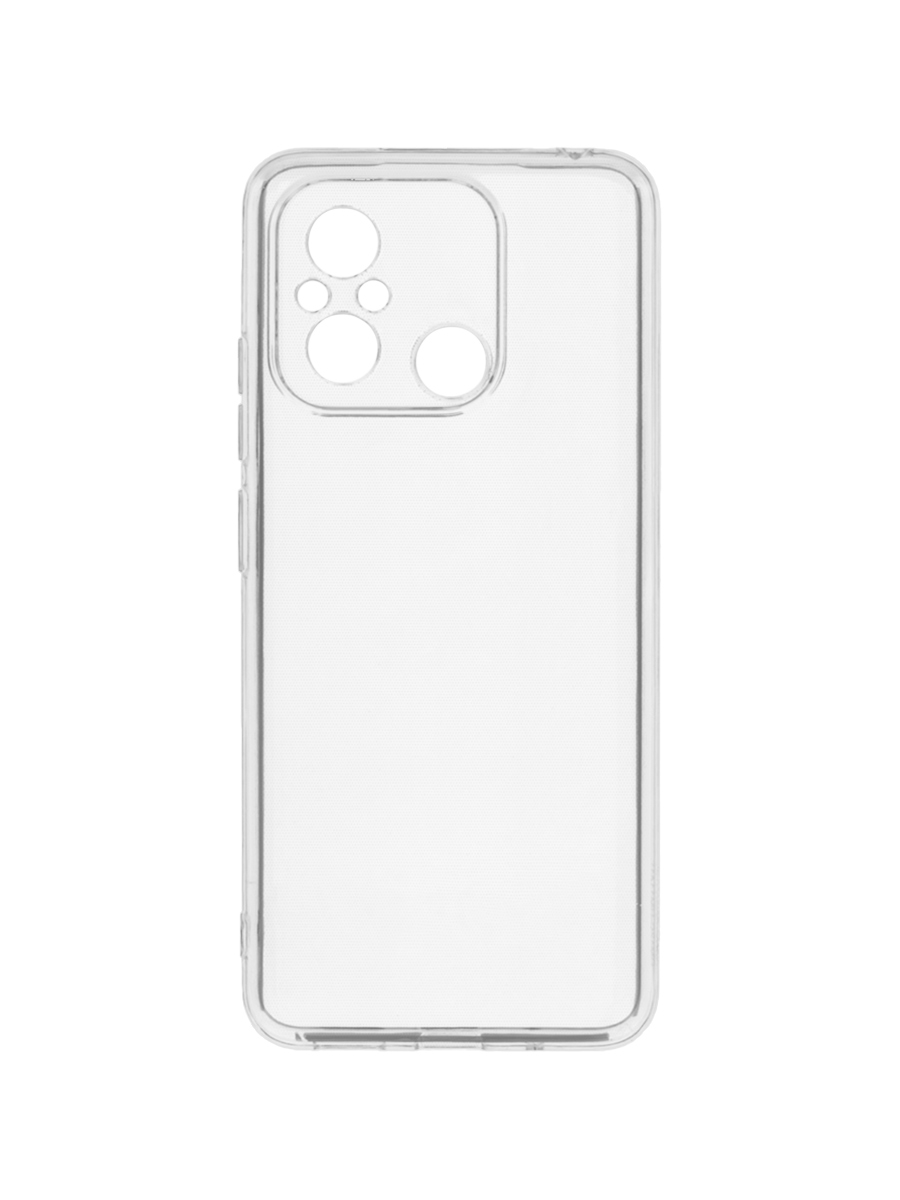 Чехол накладка для Xiaomi Redmi 12C 4G, Xiaomi Redmi 11A прозрачный, с защитой камеры