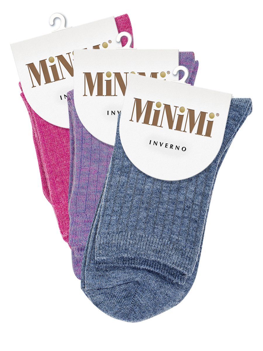 Комплект носков женских Minimi Basic SNL-475310 разноцветных 35-38