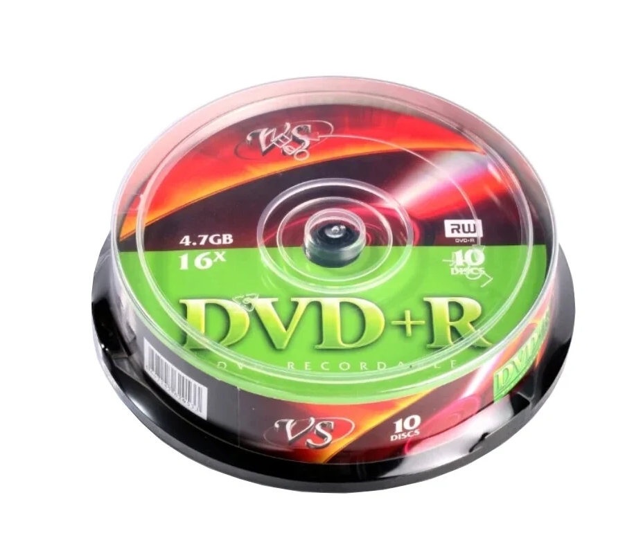 Диск VS DVD+R 4.7GB (VSDVDPRCB1001)
