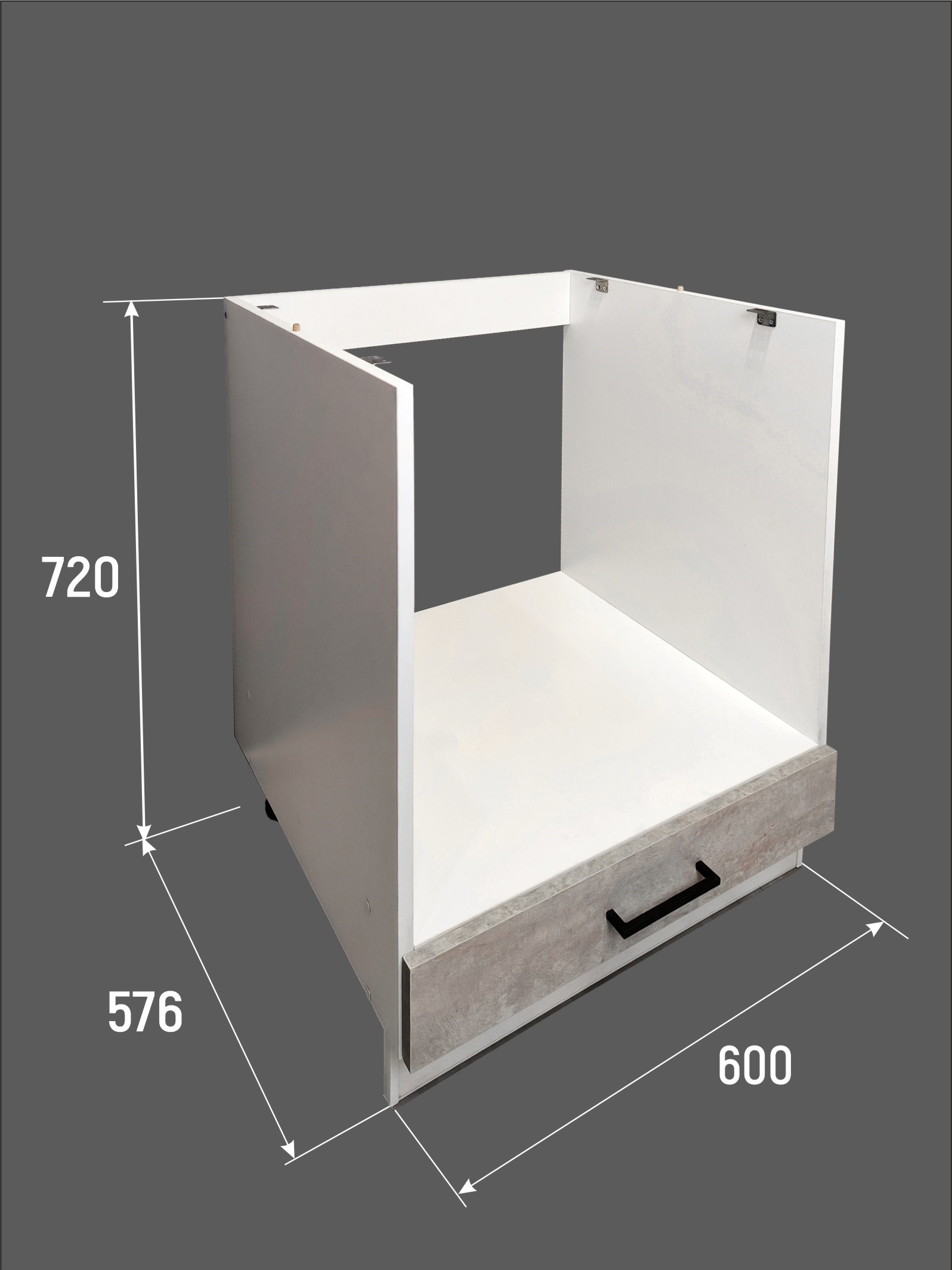 Шкаф кухонный напольный под духовку VITAMIN 60 см